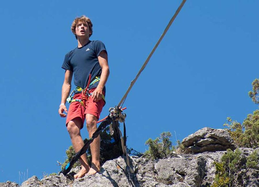 New Highline World Record 469m - Inguru Abentura